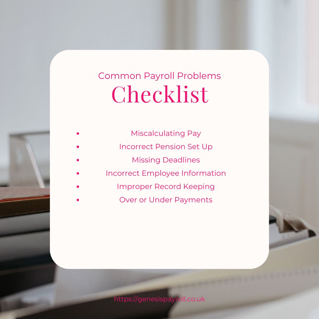 Common Payroll Problems and How To Solve Them - Genesis